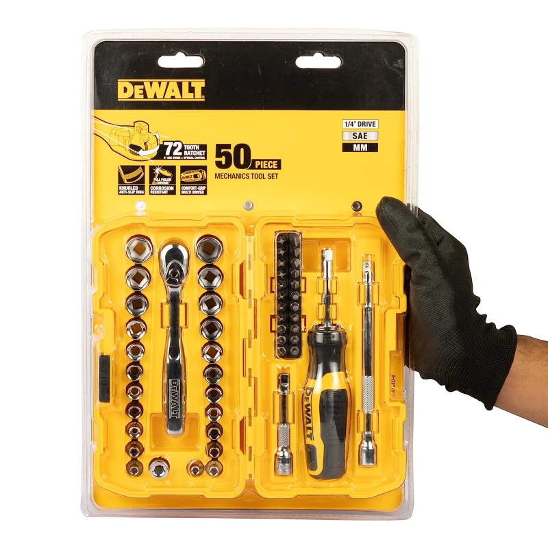 DeWalt DWMT81610 0 50pc 1 4 Nano Socket Screwdriver Set Screwdriver Driver Bits Ratchet Sockets Metric Imperial